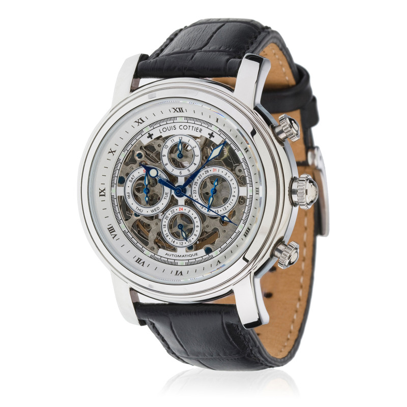 Montre Louis Cottier "Skeleton" Automatique HB3350C3BC1| Mes-bijoux.fr